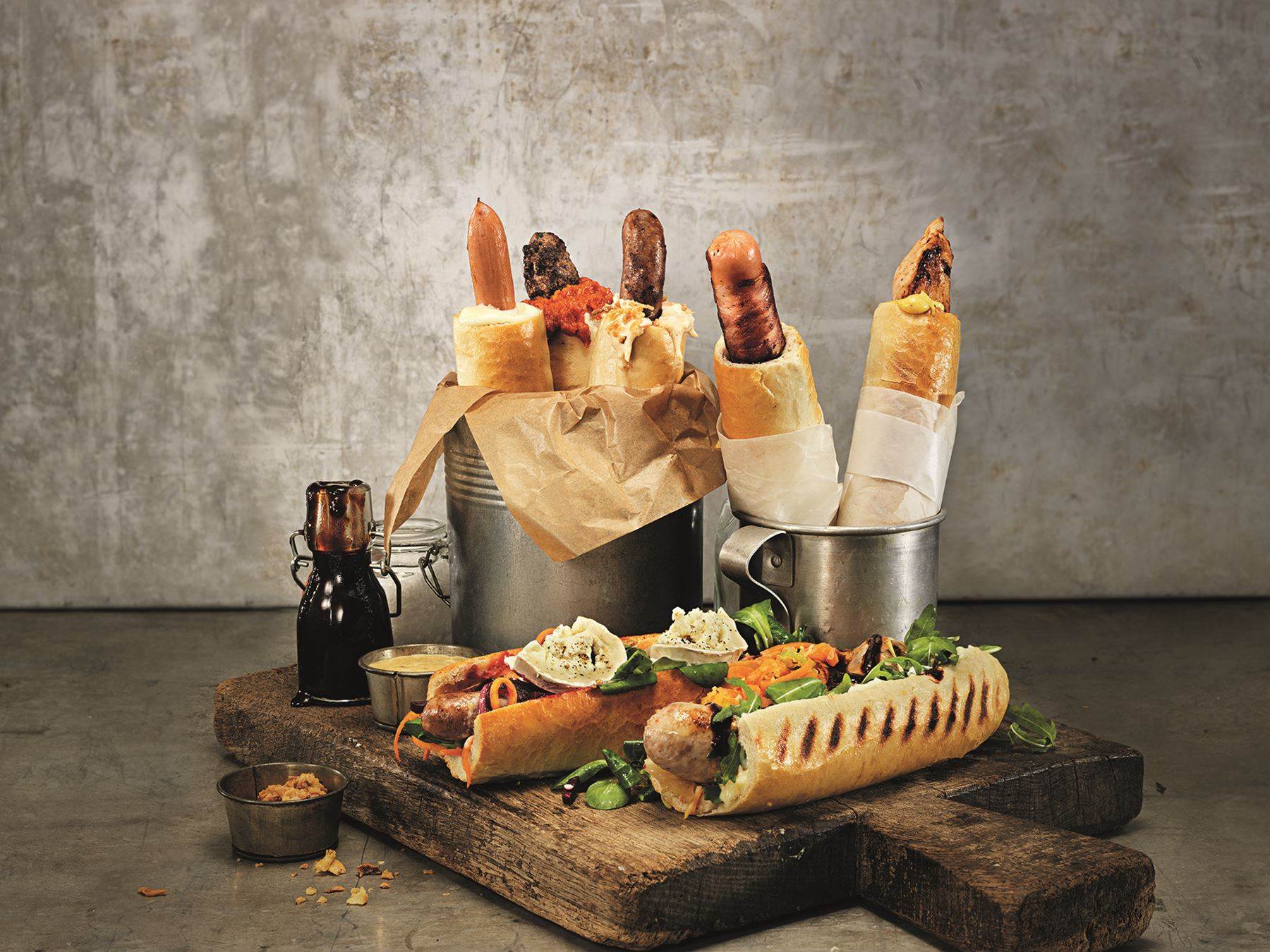 Hot doguette con pollo braseado y salsa chipotle | Lantmännen Unibake